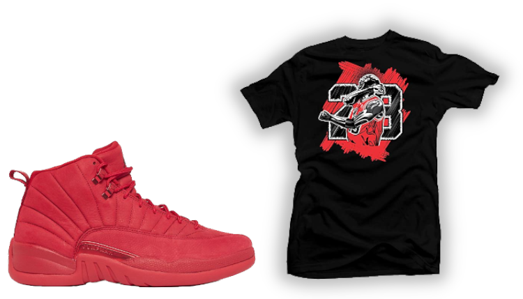 Shirts to match Jordan 12 Bulls – Snelos - Sneaker Lover Store
